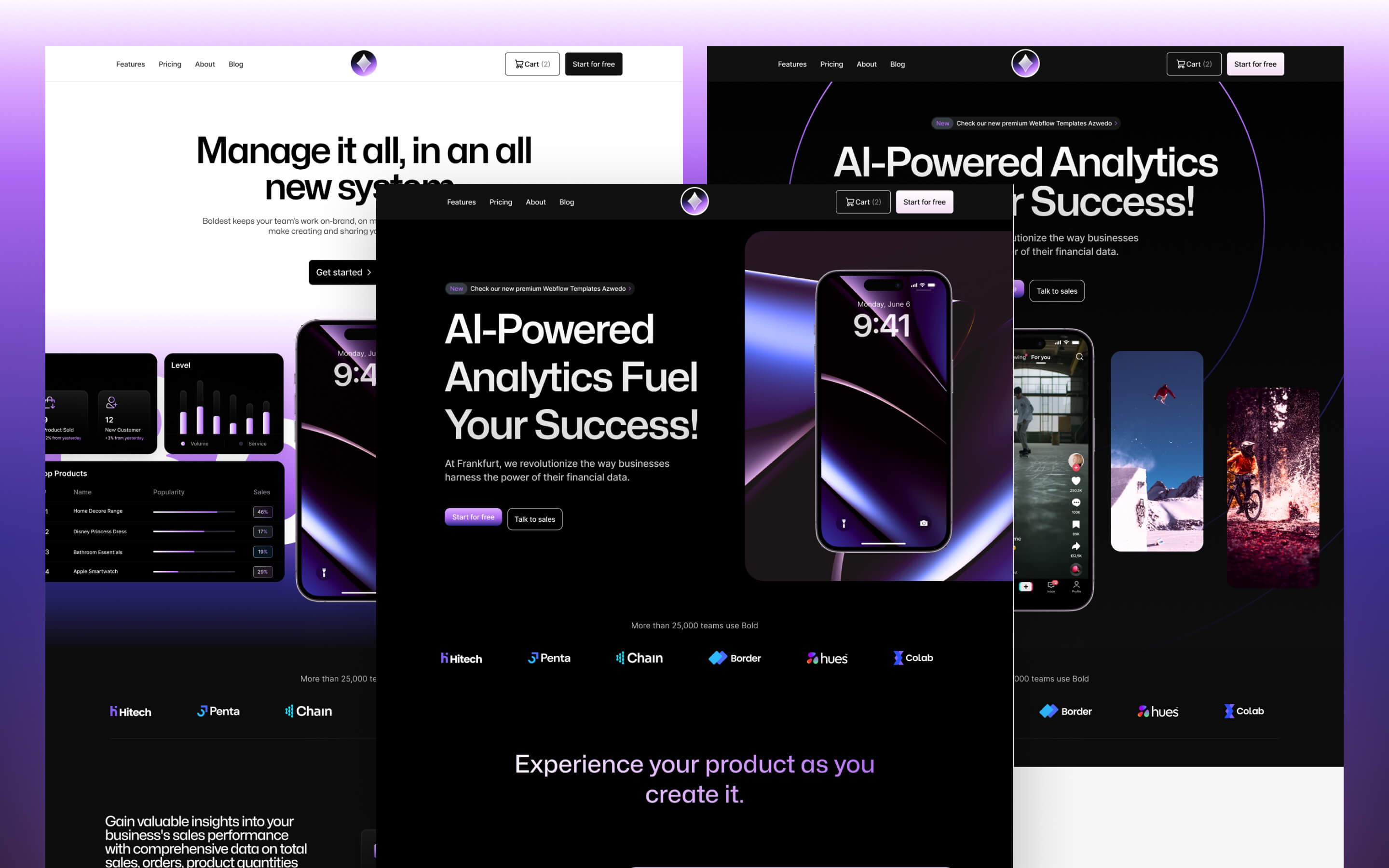 Atlantic - SaaS Webflow Template | Wedoflow